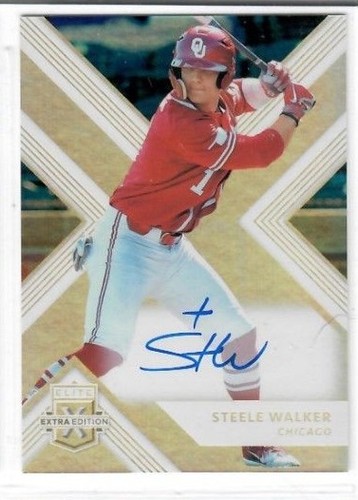 STEELE WALKER Panini Elite Extra Edition ROOKIE RC ON CARD AUTO #45 ...