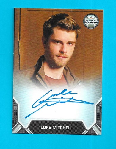 Agents of S.H.I.E.L.D. SHIELD 2 2015 Autograph Card Luke Mitchell ...
