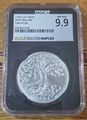 2023 Niue Silver $2 Tree Of Life - Truth Coin Series NGCX 9.9 Mint ...