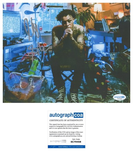 LIL SKIES SIGNED RAPPER LIFE OF A DARK ROSE 8X10 PHOTO - ACOA COA | eBay
