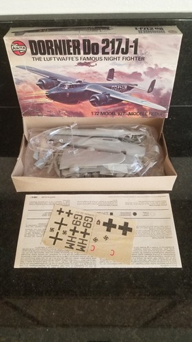 OLDER AIRFIX GERMAN DORNIER DO 217 J-1 1/72 SCALE PLANE MODEL KIT | eBay