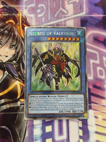 Yugioh Nekroz of Valkyrus Platinum Secret Rare RA03 | eBay