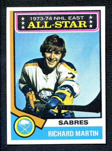1974/75 Topps #127 Rick Martin (AS) - Buffalo Sabres Nm/Mt | eBay