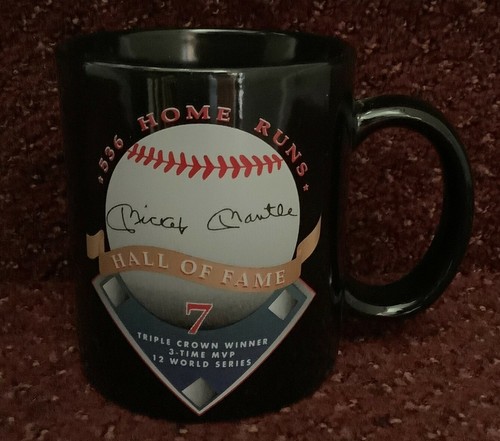 Mickey Mantle Coffee Mug Cup NY Yankees Baseball Hall of Fame 536 Home ...