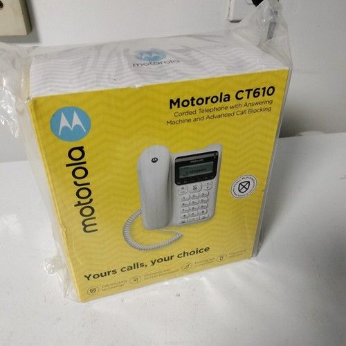 Teledynamics Moto-ct610 Motorola Corded Phone Answering Machine for ...