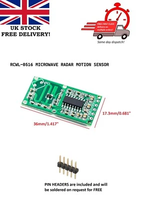 RCWL-0516 Motion Detection Sensor Microwave | Grelly UK