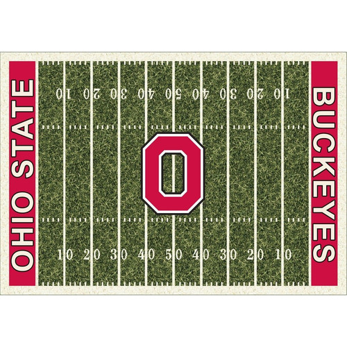 4x6 Milliken Ohio State Buckeyes NCAA Home Field Area Rug - Approx 3'10 ...