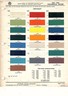 1955 CHEVY PAINT CHIP CHART ALL ORIGINAL COLORS ** USA MADE ** | eBay