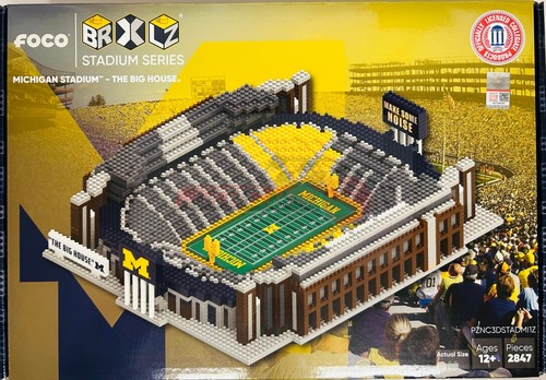 Michigan Wolverines BRXLZ Big House Stadium Series 3-D Construction ...
