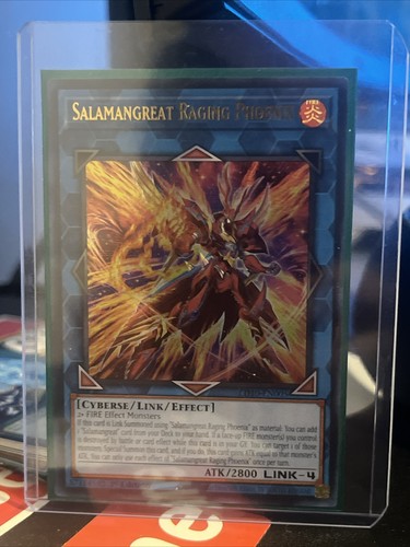 YuGiOh Salamangreat Raging Phoenix LD10-EN005 1st Edition Ultra Rare | eBay