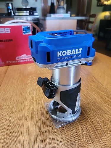Kobalt 24V MAX 1/4in-Amp Variable Spd Brushless Trim Cordless Router ...