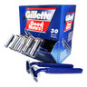 Taconic All Metal Gillette Trac 2 / Trac II Compatible Razor & 10 Twin ...