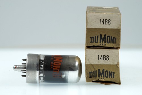 2 Vintage 14B8 DuMont Heptode Radio TV Reception Tube Valve - BangyBang ...