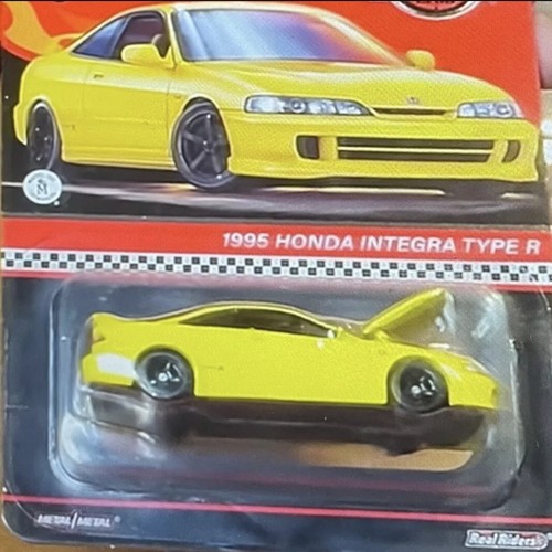 Hot Wheels 2024 RLC Exclusive 1995 Honda Integra Type-R Yellow PRESALE ...