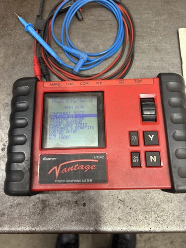 Snap on MT2400 Vantage Diagnostic Power Graphing Meter Snap-on for sale ...