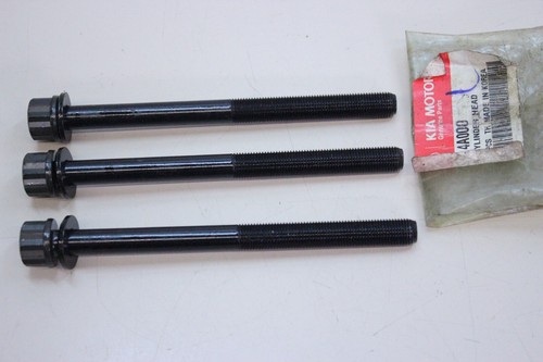 3x ORIG KIA K2500 Sorento I 2.5 CRDi Satz Zylinderkopfschrauben ...