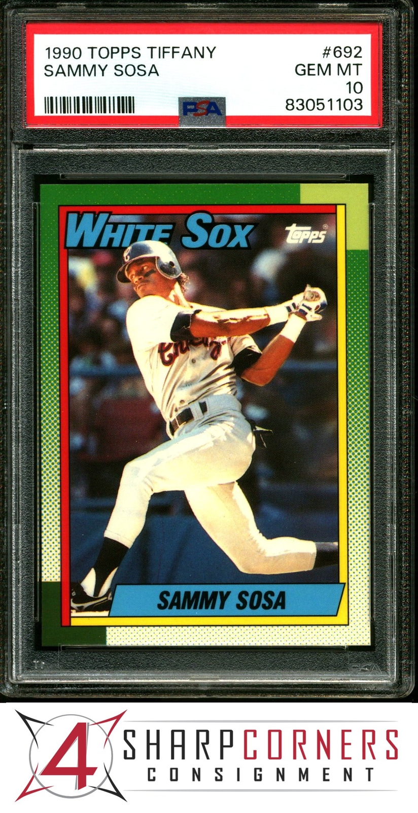 Sammy Sosa 1990 Topps Tiffany #692 Base PSA 10 Price Guide - Sports ...