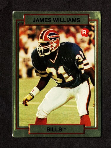 1990 ACTION PACKED RC #3 JAMES WILLIAMS - BUFFALO BILLS - ROOKIE CARD ...