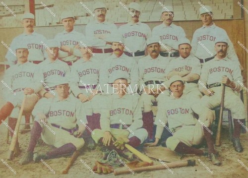 GN347 1890 Boston Reds King Kelly - Charles 8x10 11x14 16x20 Colorized ...