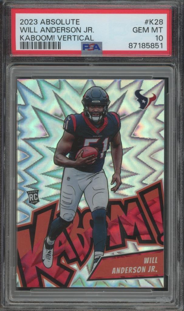Will Anderson Jr. 2023 Absolute #K28 Kaboom! (Vertical) Price Guide ...