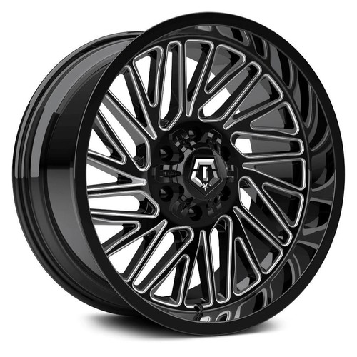 22 inch 22x10 TIS 553BM Gloss Black wheels rims 5x5 5x127 -12 | eBay