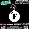 F-Bomb Vinyl Decal Funny Car Truck Sticker | JDM F*CK Bomb 269 | eBay
