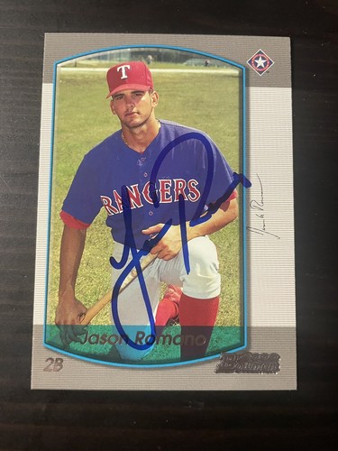2000 Bowman #213 Jason Romano Texas Rangers Signed Card Autographed | eBay