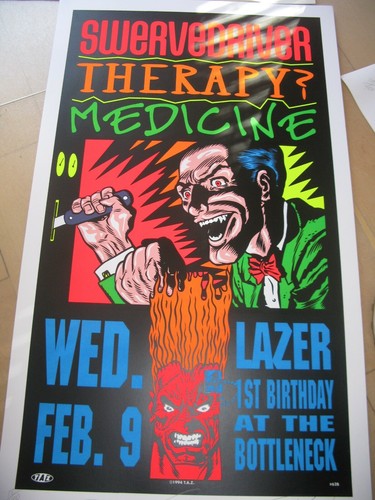 Swervedriver - Therapy ? - Poster von TAZ | eBay