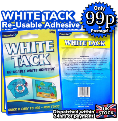 White Blue Tack for sale | eBay