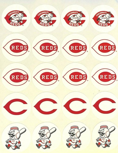 SET of 40- 2" Baseball ADHESIVE STICKERS | eBay