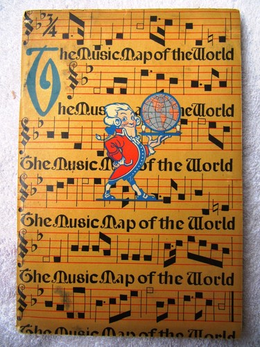1928 EDISON RADIO Hour WRNY New York PROGRAM Booklet Music Map of the ...