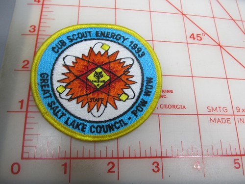 Great Salt Lake Council collectible Cub Scout Energy 1993 STAFF patch ...