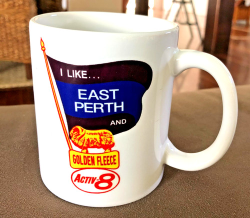 GOLDEN FLEECE I LIKE EAST PERTH MUG Ceramic RETRO Football Petrol | eBay