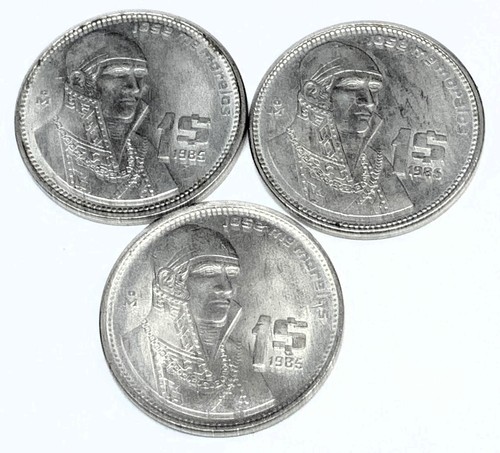 # C4571 MEXICO COINS, ONE PESO 1984, 1985, 1986 ( 3 coins ) | eBay