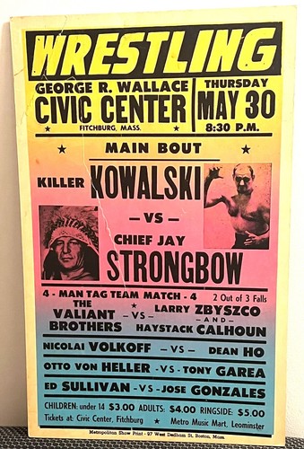 Vintage Wrestling Poster Original 1970’s-1980’s WWF wrestling poster | eBay