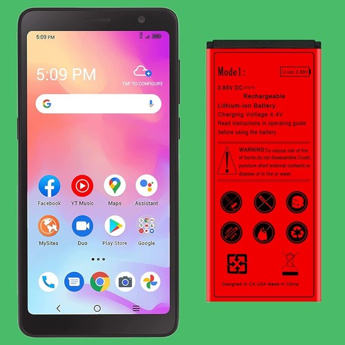 Upgraded 3100mAh Rechargeable Grade A+ Battery for Cricket TCL 30 Z ...