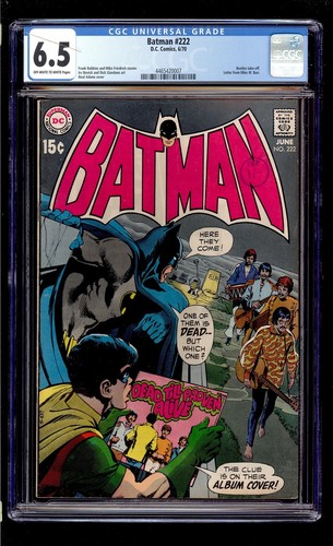Batman #222 1970 CGC 6.5 FN+ OW/W High Definition Scans** | eBay