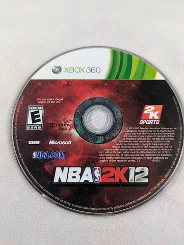 NBA 2K12 (Microsoft Xbox 360, 2011) DISC ONLY 710425490552| eBay