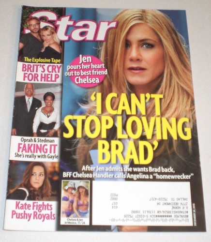 Star Magazine ~ December 20, 2010 ~ JENNIFER ANISTON ~ D-1-3 | eBay