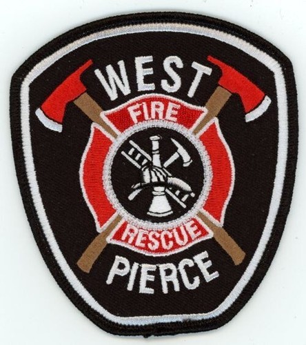 WASHINGTON WA WEST PIERCE FIRE RESCUE DEPT NICE SHOULDER PATCH POLICE ...
