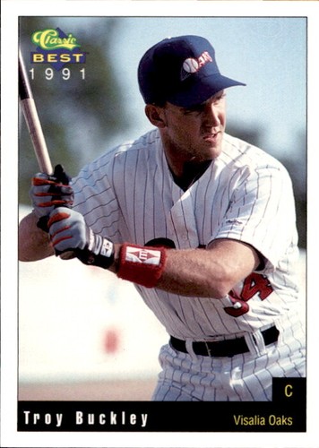 1991 Visalia Oaks Classic/Best 13 Troy Buckley Campbell California Baseball Card | eBay