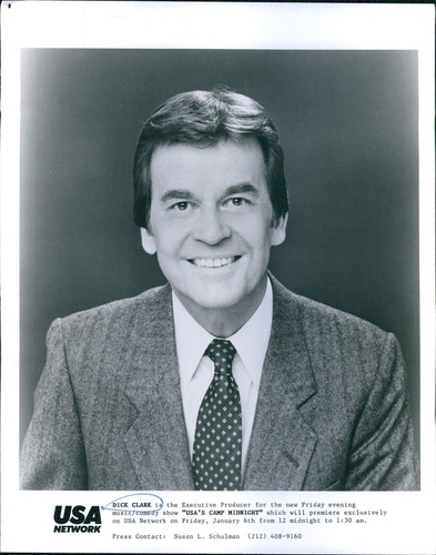 Actor Dick Clark Executive Producer Usa'S Camp Midnight Firday 8X10 ...