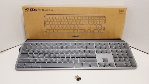 Logitech MX Keys Wireless Keyboard (YR0073) Bluetooth No Charging Cable ...
