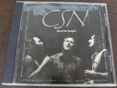 Scarce CSN (Crosby, Stills Nash) Promo Boxed Set Sampler CD Atlantic ...