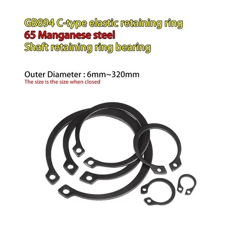 65 Manganese steel Snap springs Bearings circlip Shaft retaining ring ...
