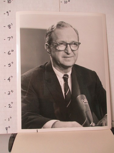 NBC TV photo 1960s MEET THE PRESS (1) Lawrence Spivak microphone ...