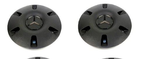 2-Pack of Black Wheel Cover Hub Center Caps for Mercedes 06-18 Sprinter ...