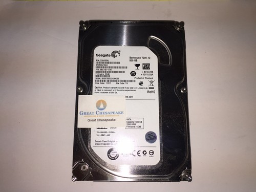 Seagate Barracuda ST3500418AS 500GB 7200RPM 3.5" SATA TESTED! | eBay