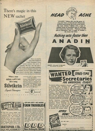 Picture Show & Film Pictorial March 19,1955 David Knight Margo Lorenz ...