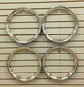 Set 4 15" STAINLESS TRIM RINGS BEAUTY BANDS GLAMOUR WHEEL STEEL WHEELS ...